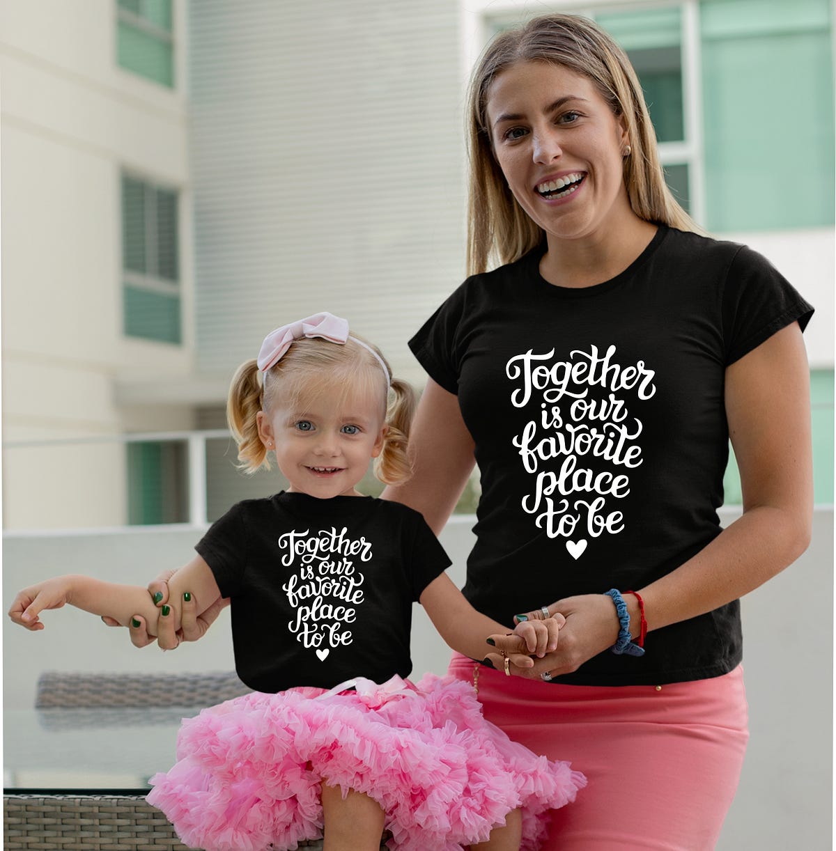 Mom and Daughter T-Shirt - Hangout Hub - Medium