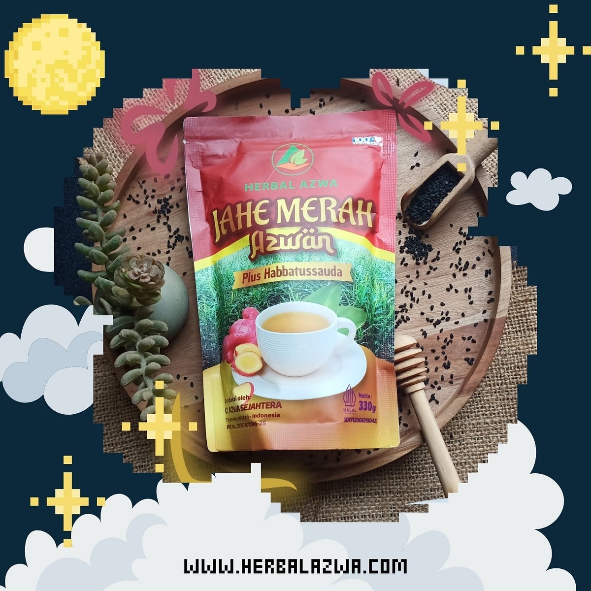 jahe merah Jahe Merah Herbal Azwa adalah Jahe Merah Bubuk yang ...