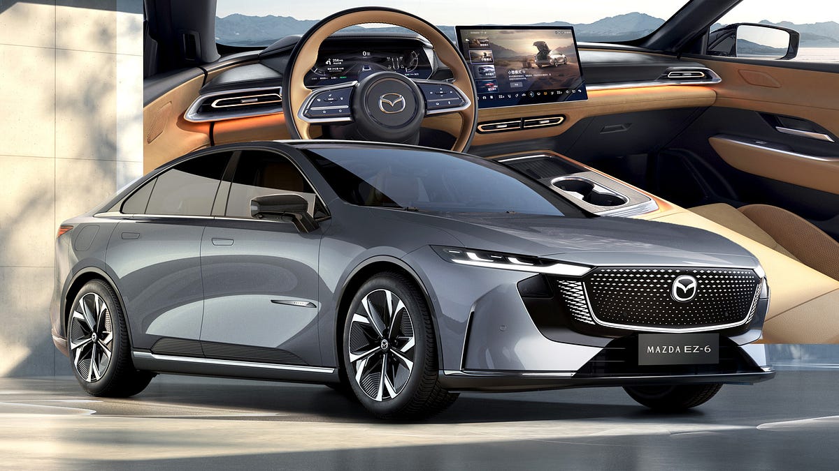 Mazda Launches EZ-6: Affordable, Long-Range Electric Sedan 1,301 km ...