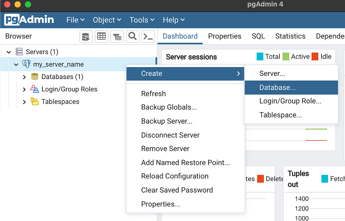 PgAdmin-part2: Create DB & Tables - Sarina Heshmati - Medium