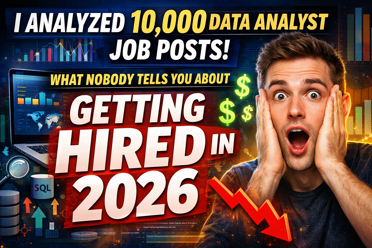 I Analyzed 10,000 Data Analyst Job Posts. Here’s What Nobody Tells You ...