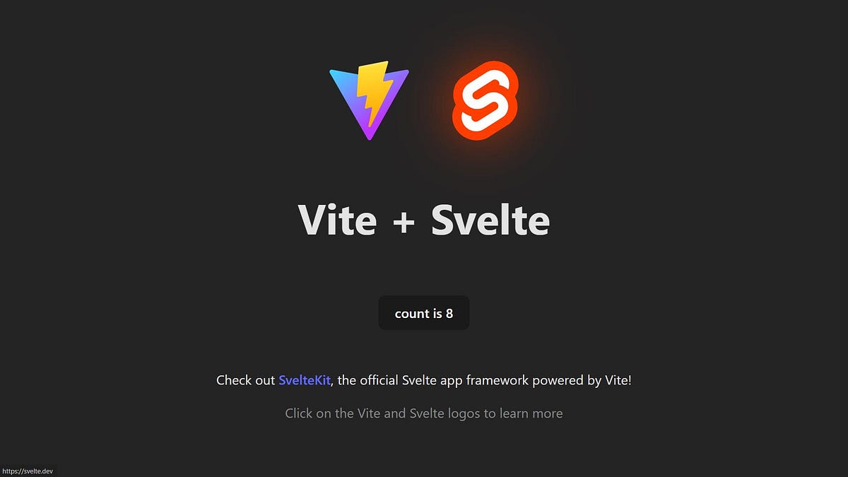 Quickstart Svelte — Setting Up and Running a Development Server | by Yujin | Medium