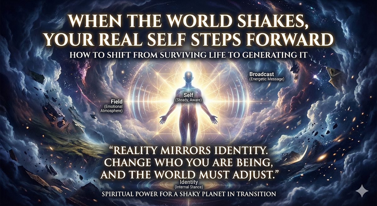 When the World Shakes, Your Empowered Self Steps Forward | by Carl Gerber (aka Kristopher ...