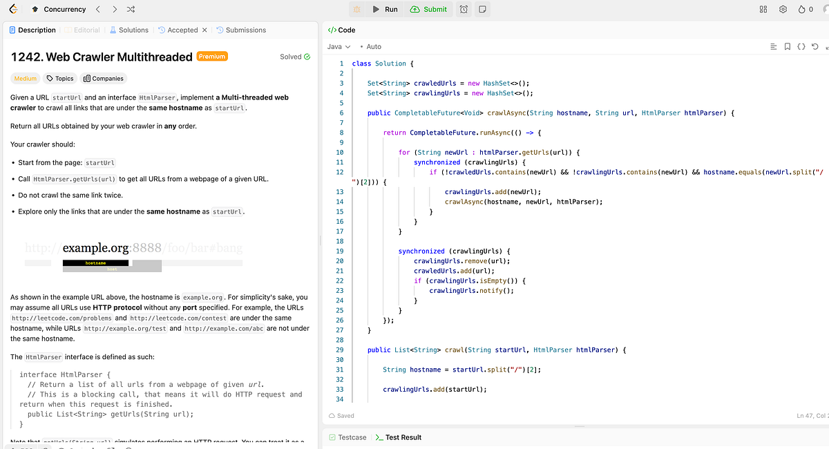 Java concurrency — web crawler - Alice Dai - Medium