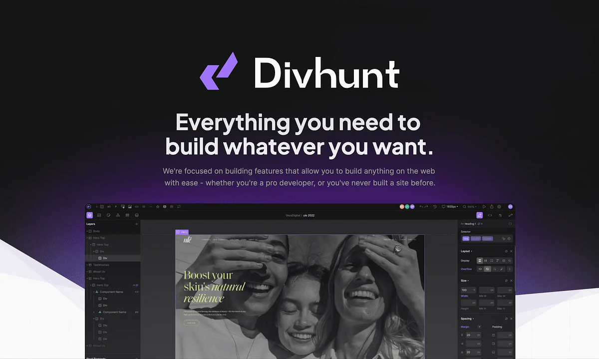 Divhunt Review: The Best Beginner-Friendly Website Builder? | by Cyber Chronicler | Jul, 2024 ...