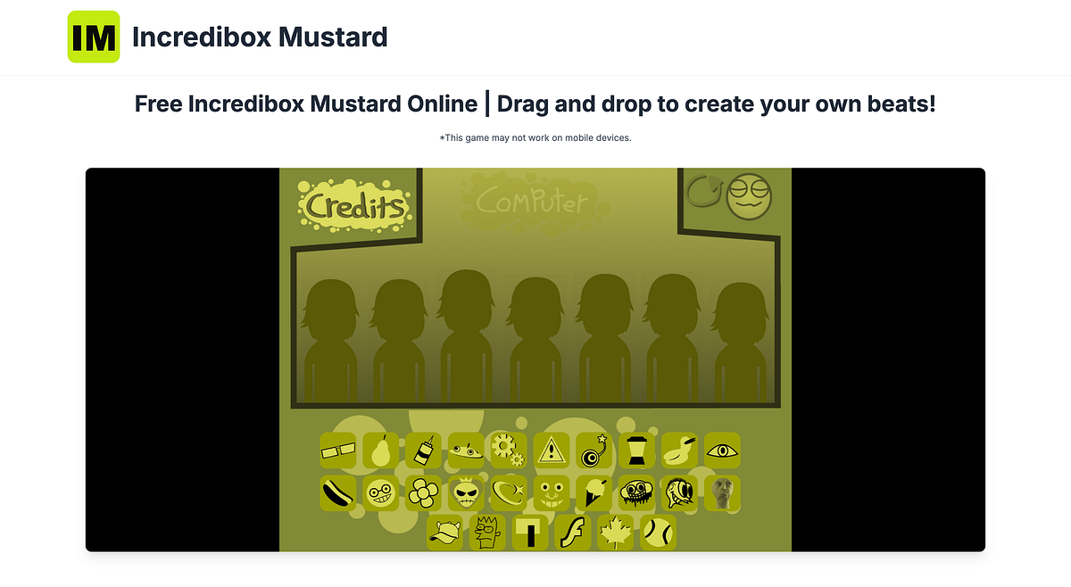 How I Fell in Love with Music-Making on Incredibox Mustard | by Wenyue🔮 ...
