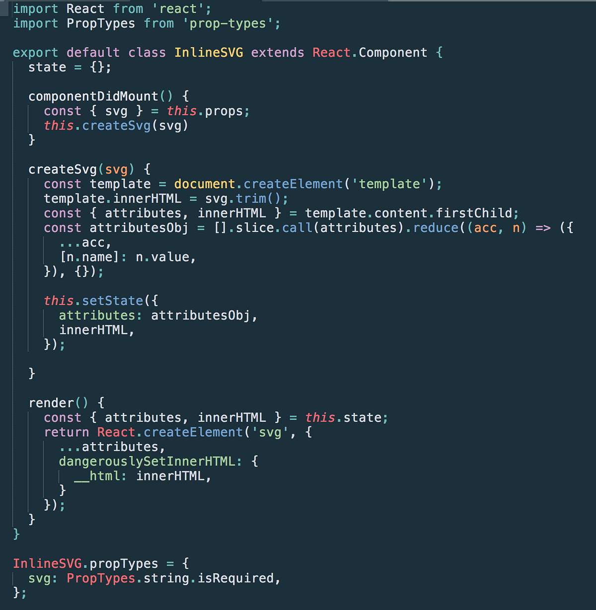 Embedding SVGs in React. If you need to inline SVG strings or… | by ...