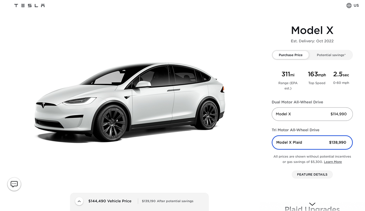 Tesla Raises Pricing Across the Entire Lineup by Up to $12,500 | by ...