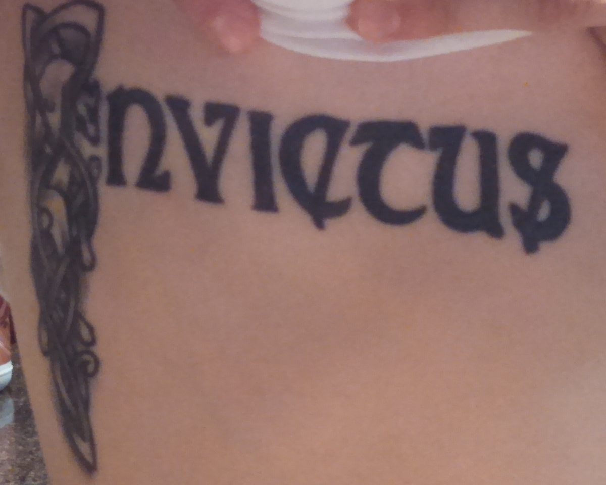 Invictus Poem Tattoo