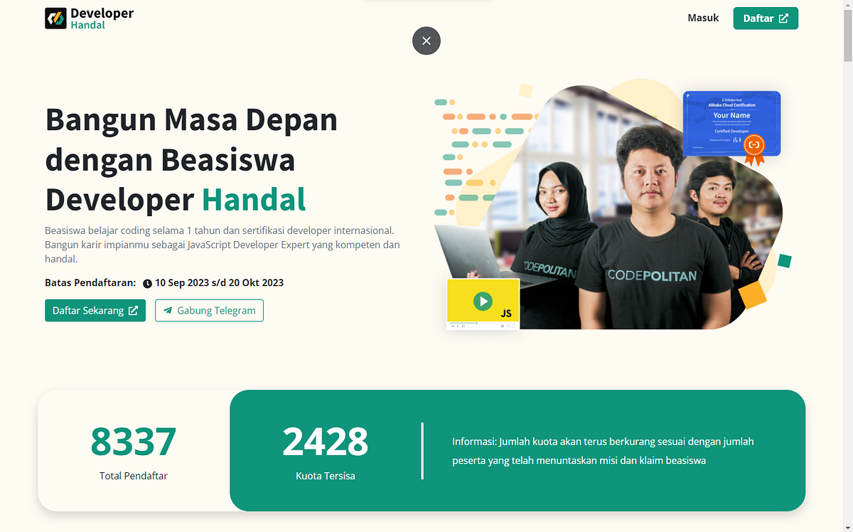 The story about my experience in Developer Handal and becoming ...