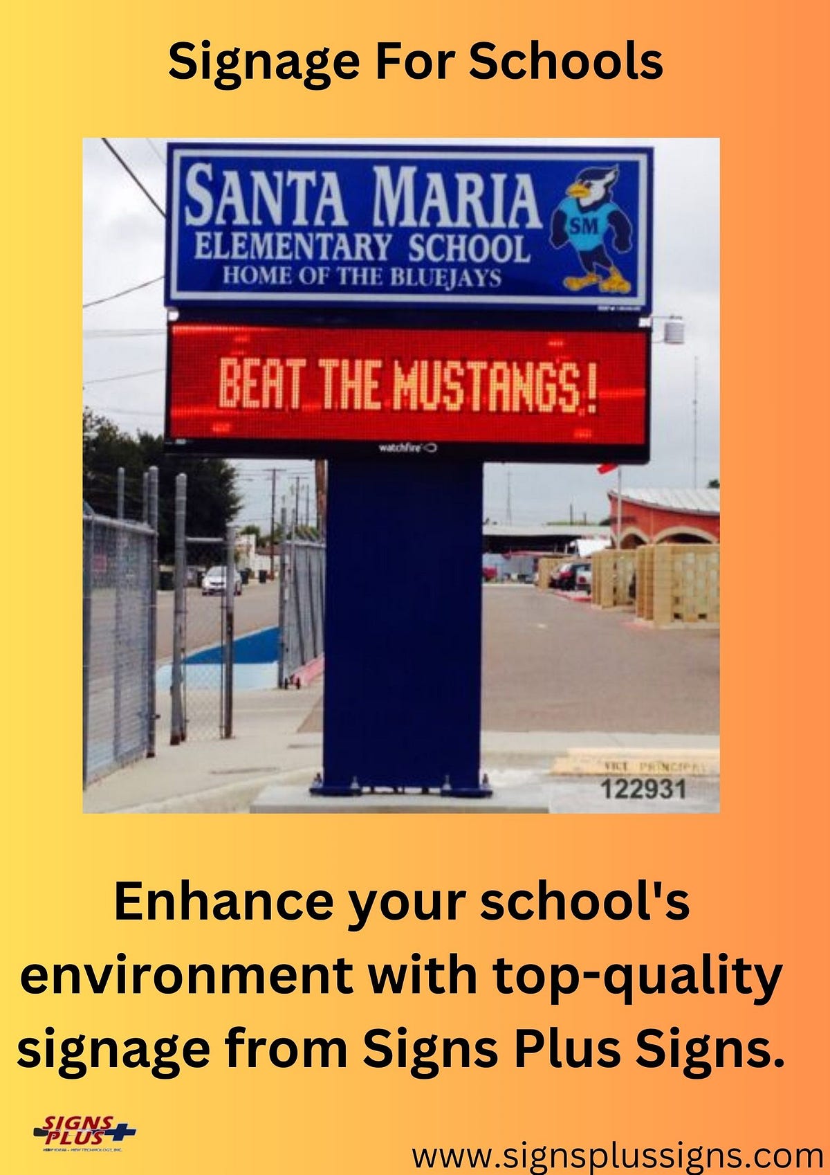 Custom Signage for Schools by Signs Plus Signs - Signsplussigns - Medium