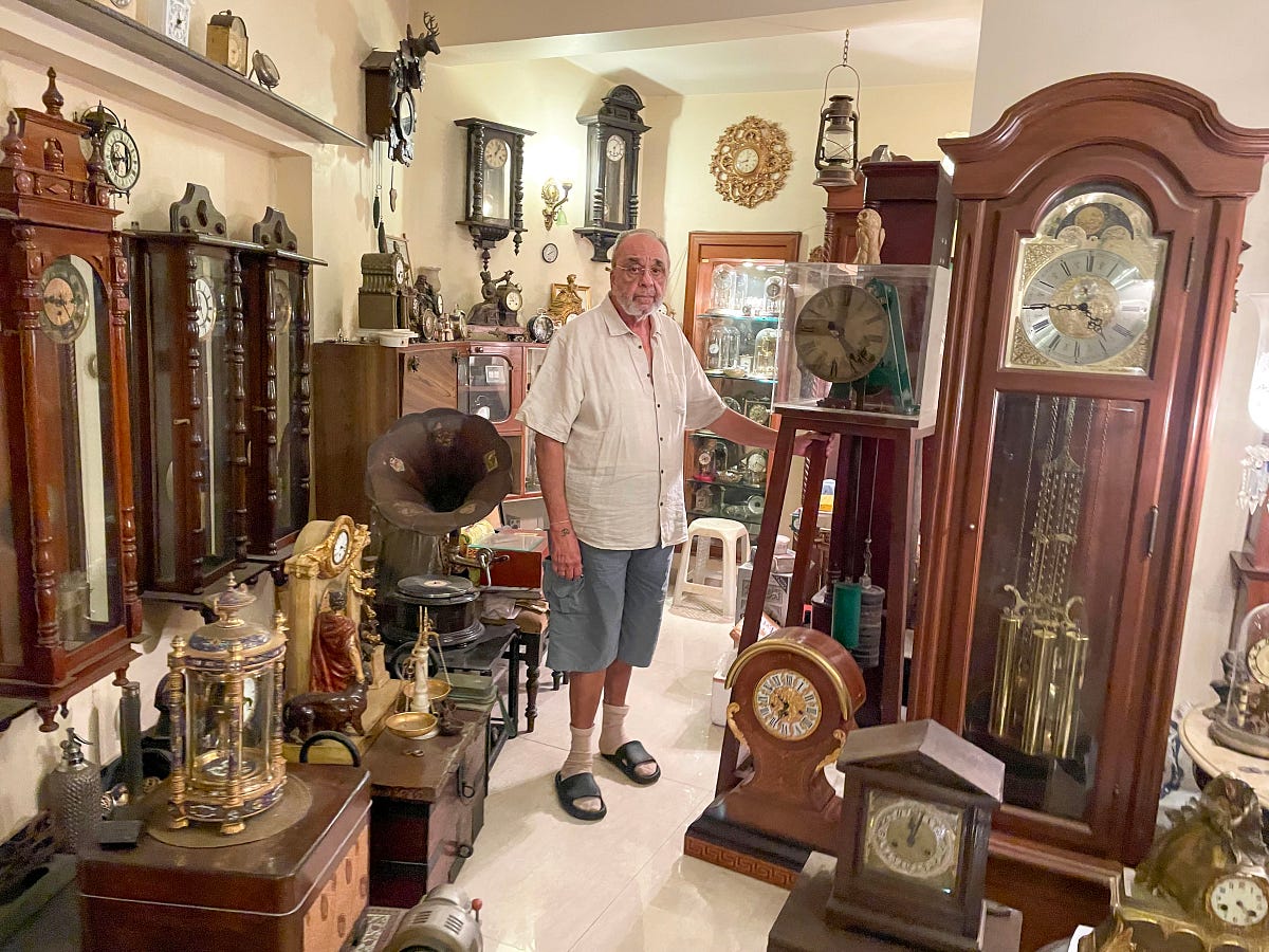 78 yr old mp man takes pride in his rare collection of clocks from ...