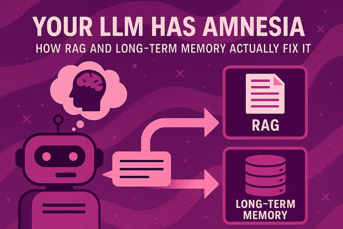 Your LLM Has Amnesia: How RAG and Long-Term Memory Actually Fix It | by ...