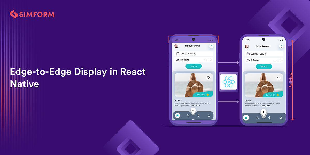 Edge-to-Edge Display in React Native | by vixita markana | Simform Engineering | Nov, 2025 | Medium