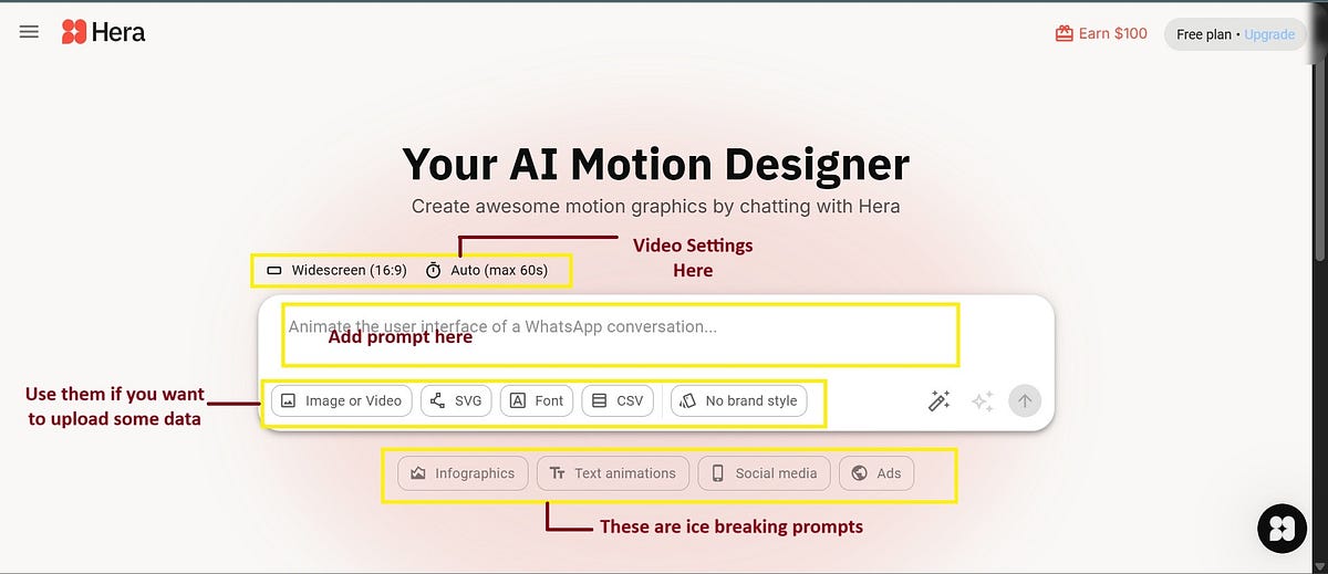 Hera AI Motion Graphics Use- My Honest Review(Worth it or Not?) | by Hamza Iqbal | Medium