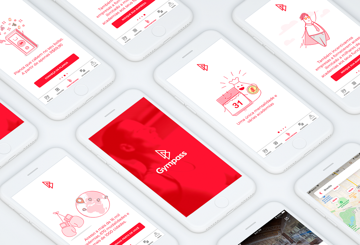 Gympass. A small navigation and design… | by Rafael Vale | Medium