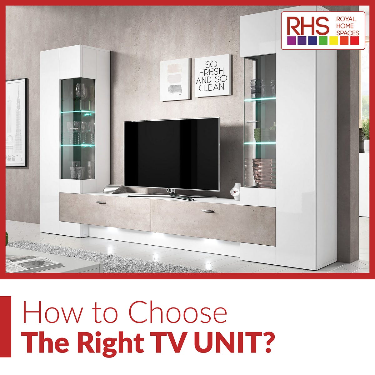 How to choose the right TV Unit?. A TV unit is a piece of elegance at ...