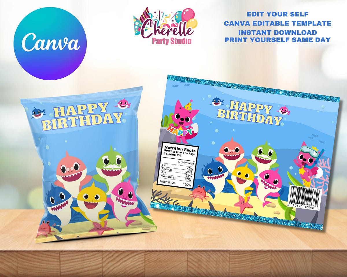 Personalized Birthday Chip Bag, Custom Chip Bag, Chip Bag Label | by ...