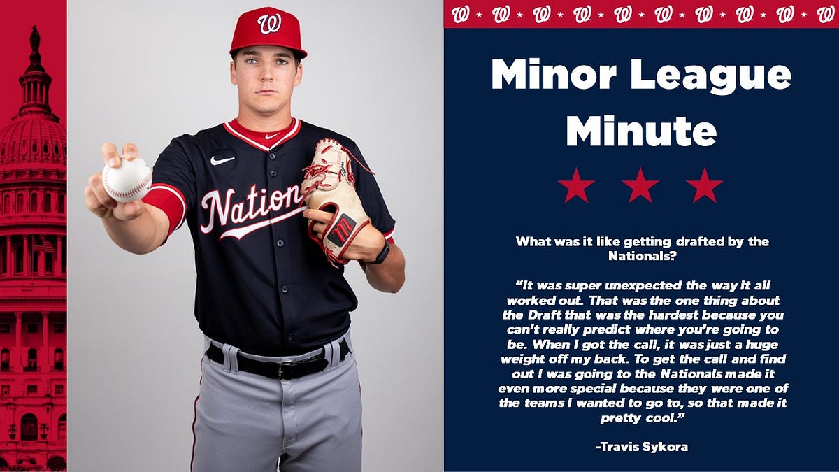 Minor League Minute: Travis Sykora | by Nationals Communications ...