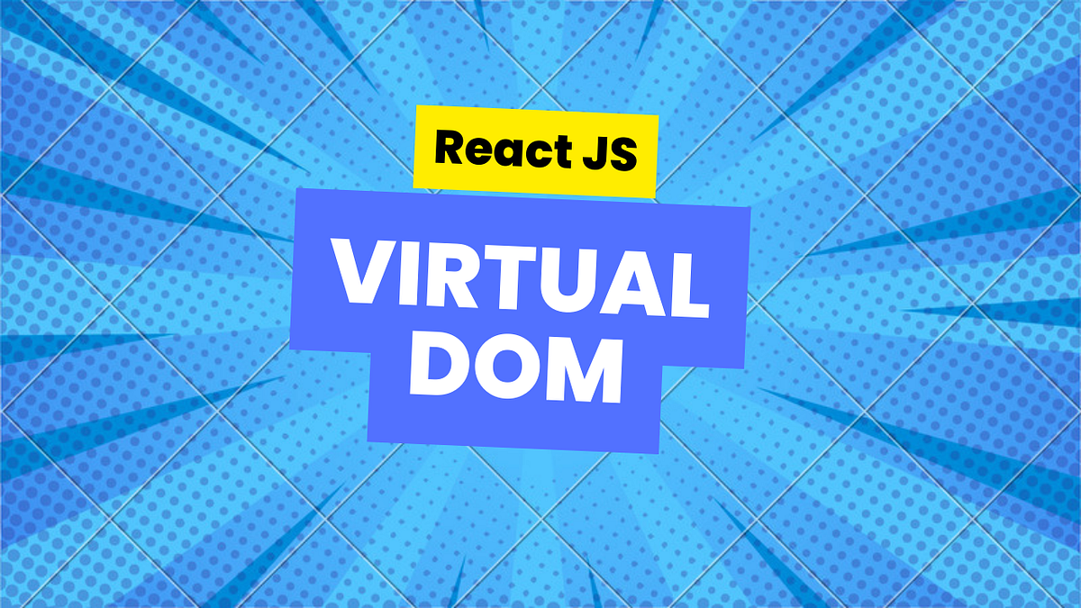 Virtual DOM concept in React JS. Index.html is the main output file in ...