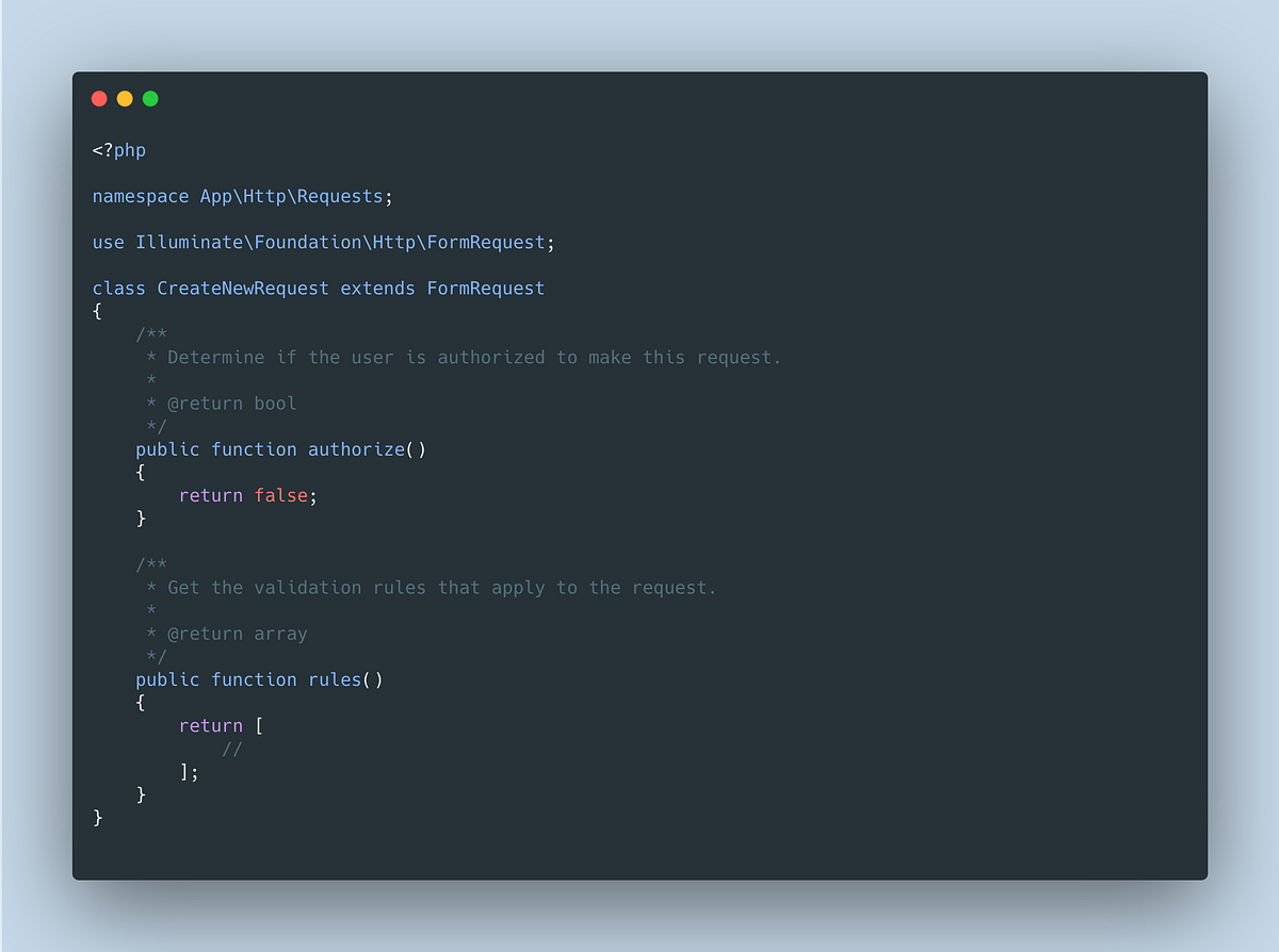 One Laravel Form Request Class, Multiple HTTP Methods | by Elisha Ukpong | Dev Genius