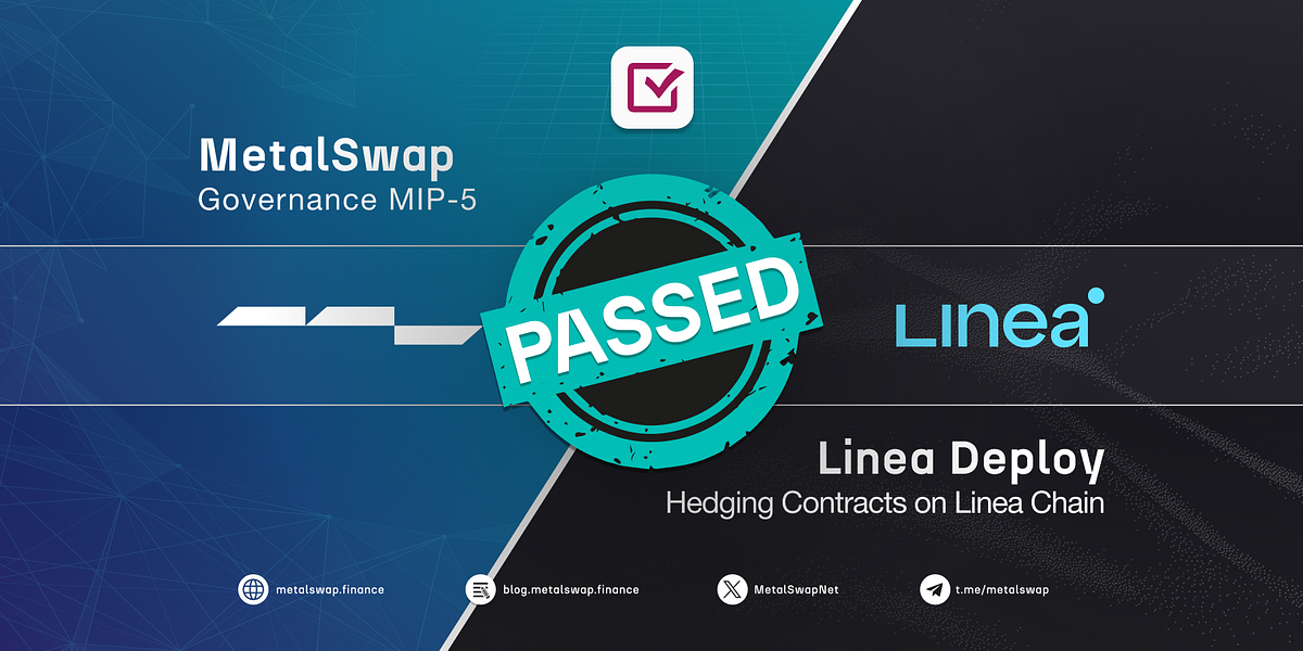 MIP-5. SUCCESSFULLY PASSED | by MetalSwap | MetalSwap | Nov, 2023 | Medium