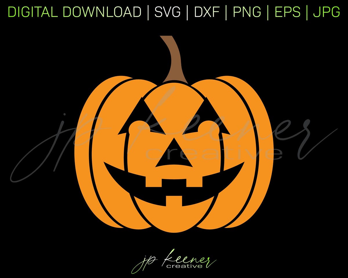 Jack-O-Lantern SVG | Jack-O-Lantern Cut File | Halloween SVG ...