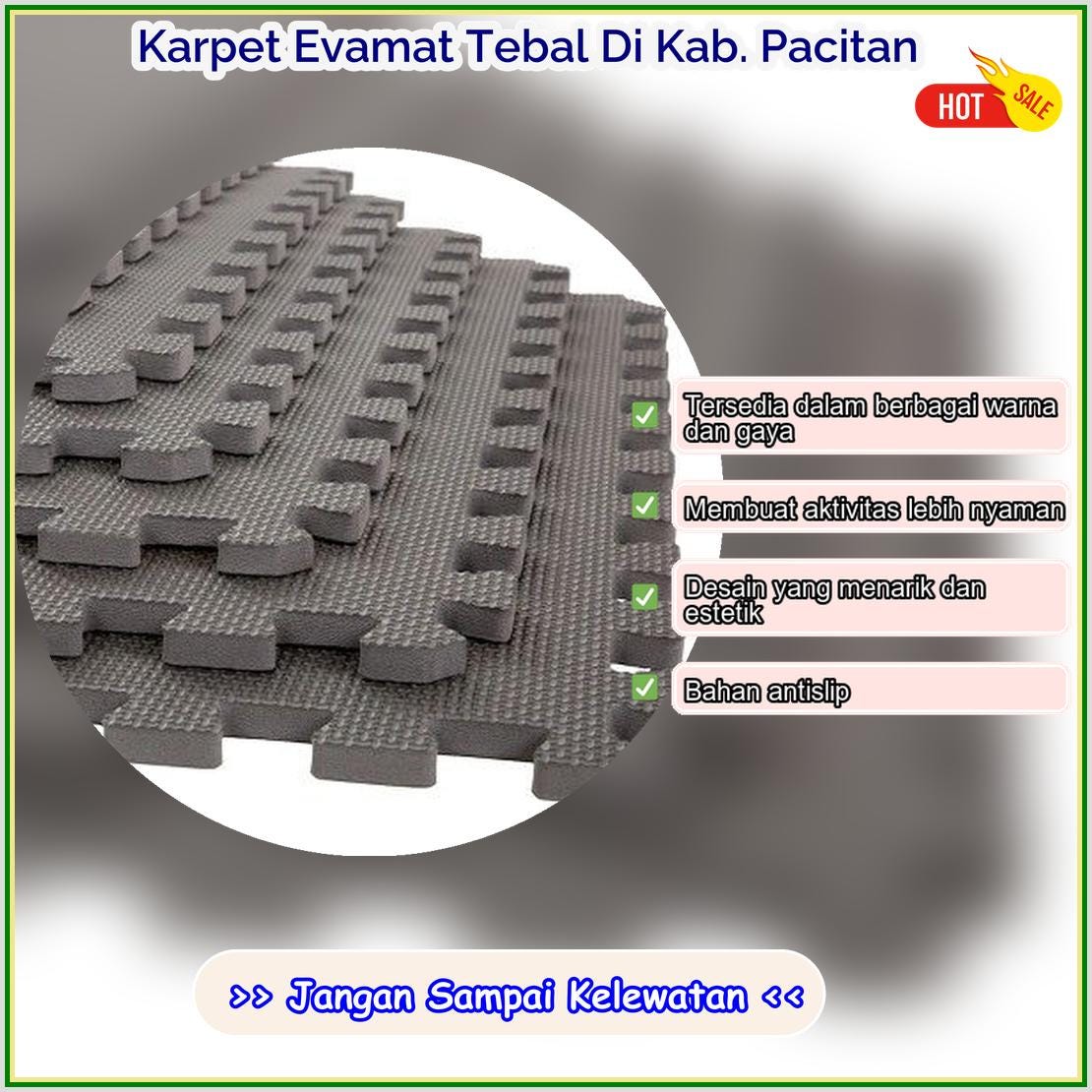 Karpet Evamat Tebal Di Kab Pacitan - Tatami Matras - Medium