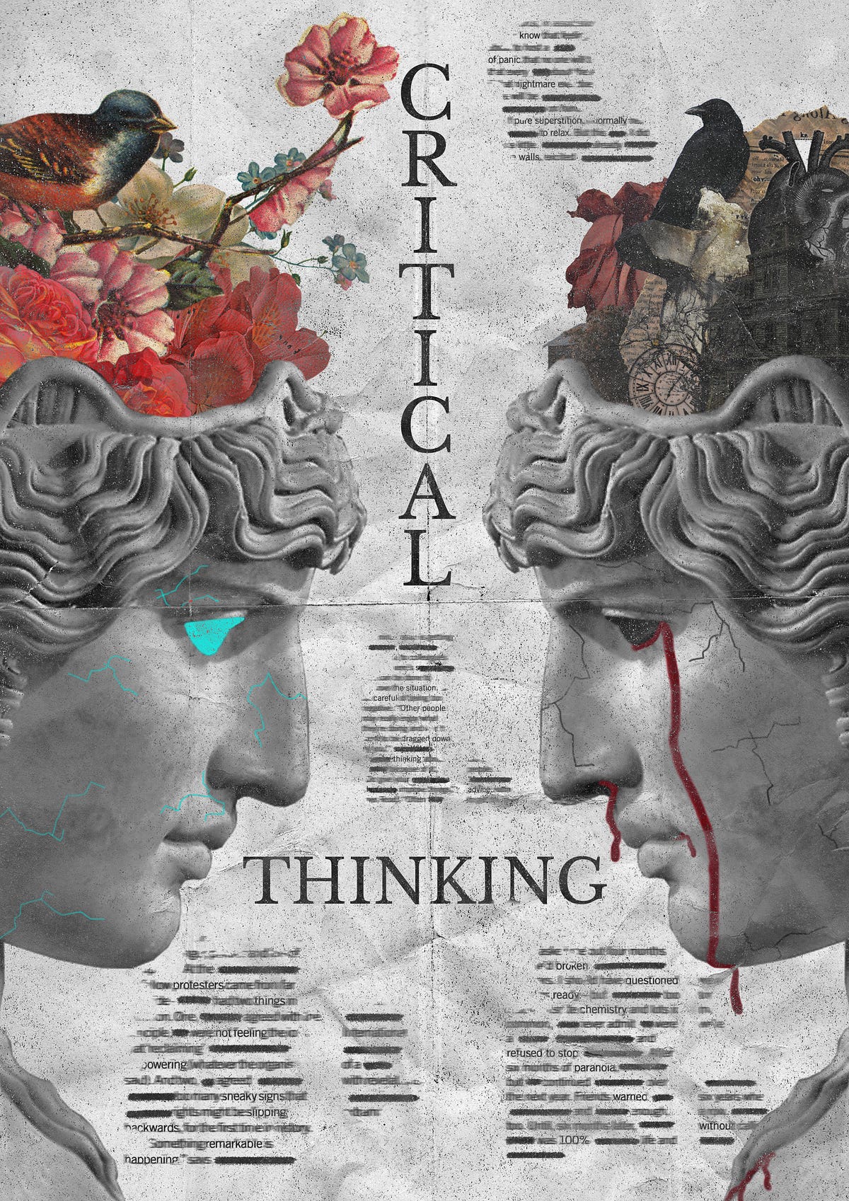 Critical Thinking #010. This piece of art depicts the crucial… | by 365 Days Posters | Medium