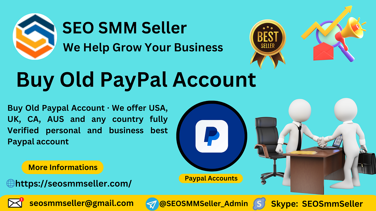 Buy Old PayPal Account #usa. how to safely buy a PayPal account, and ...