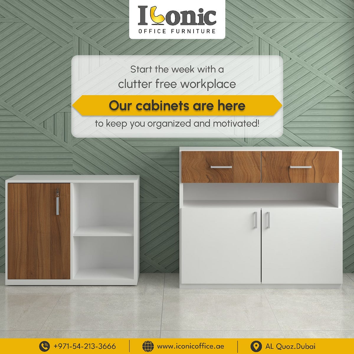 Maximize Style and Efficiency with the Cast Low-Height Cabinet from ...
