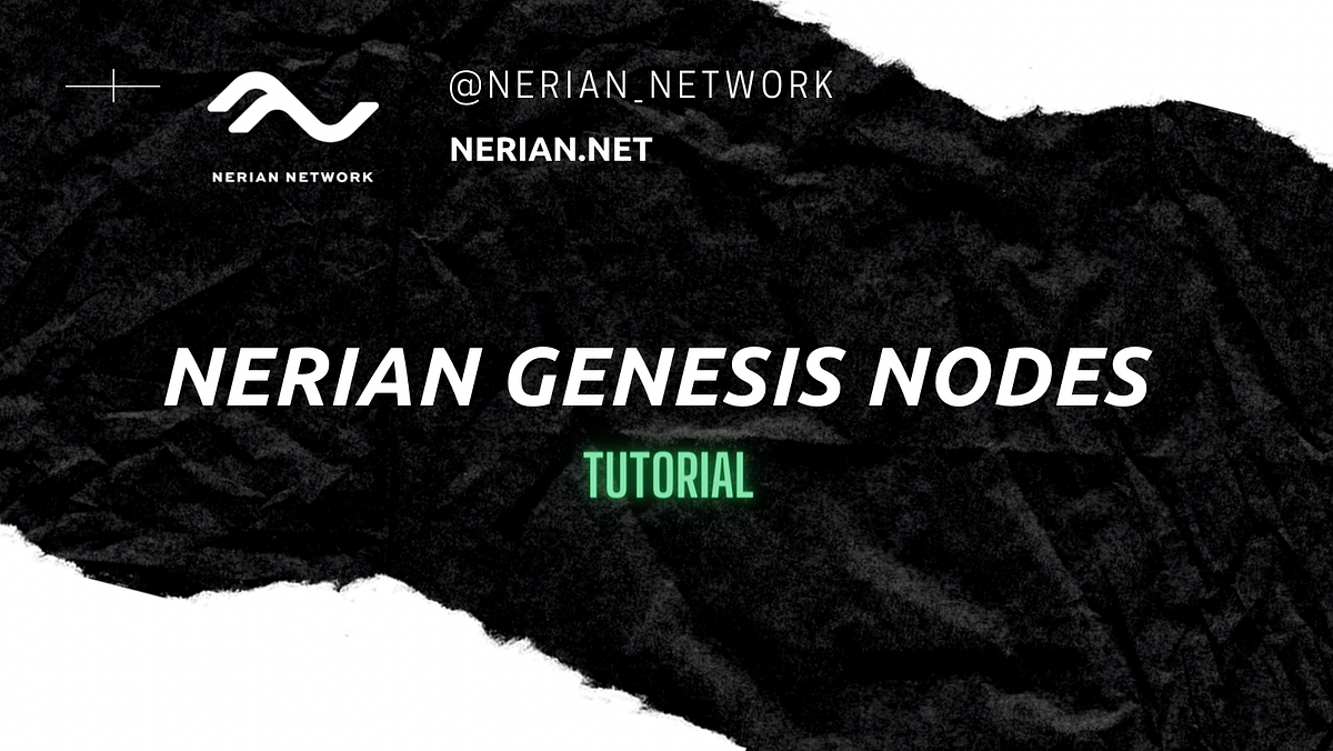 Nerian Network: Genesis Node Tutorial | by Nerian | Medium