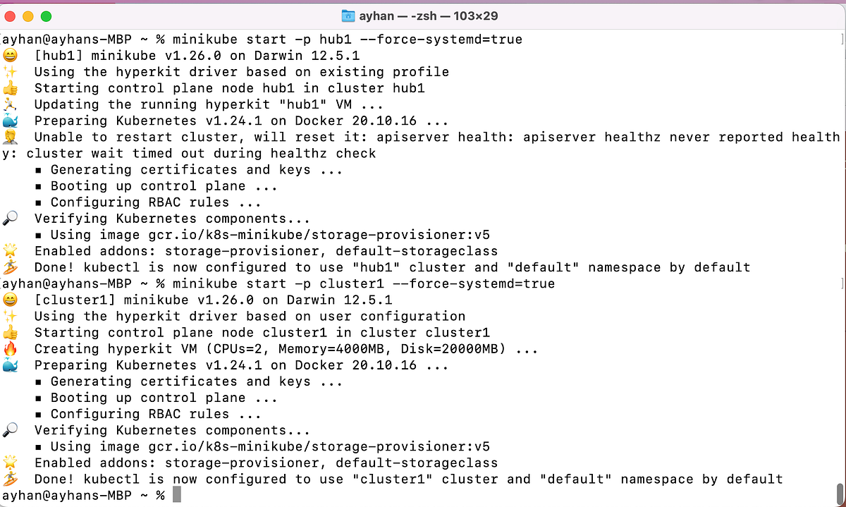 Open Cluster Management Installation on Minikube & Policy Addon Basics | by ayhan | Medium