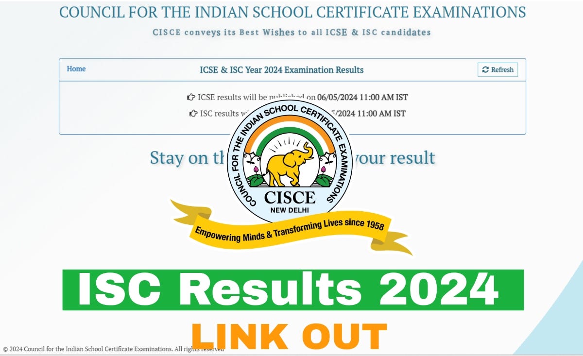 ISC Result 2024 – Link OUT Here to know your ISC 12th Result 2024 @results.cisce.org ISC Result ...