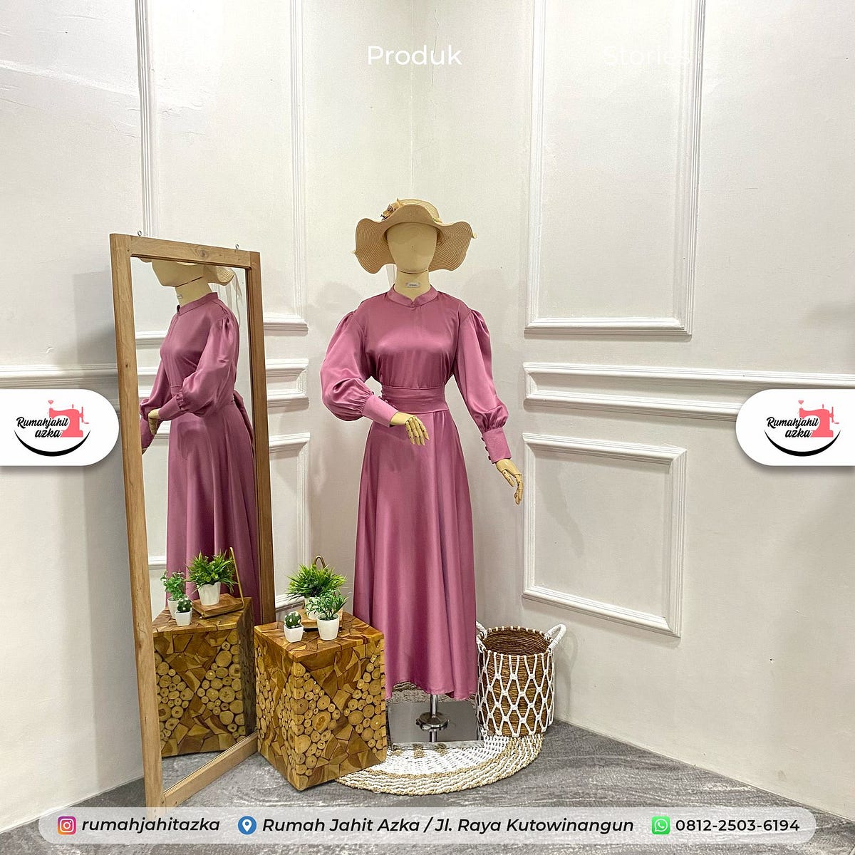 Jahit Bridesmaid Dress Silky Rumah Jahit Azka - Rumah Jahit Azka - Medium