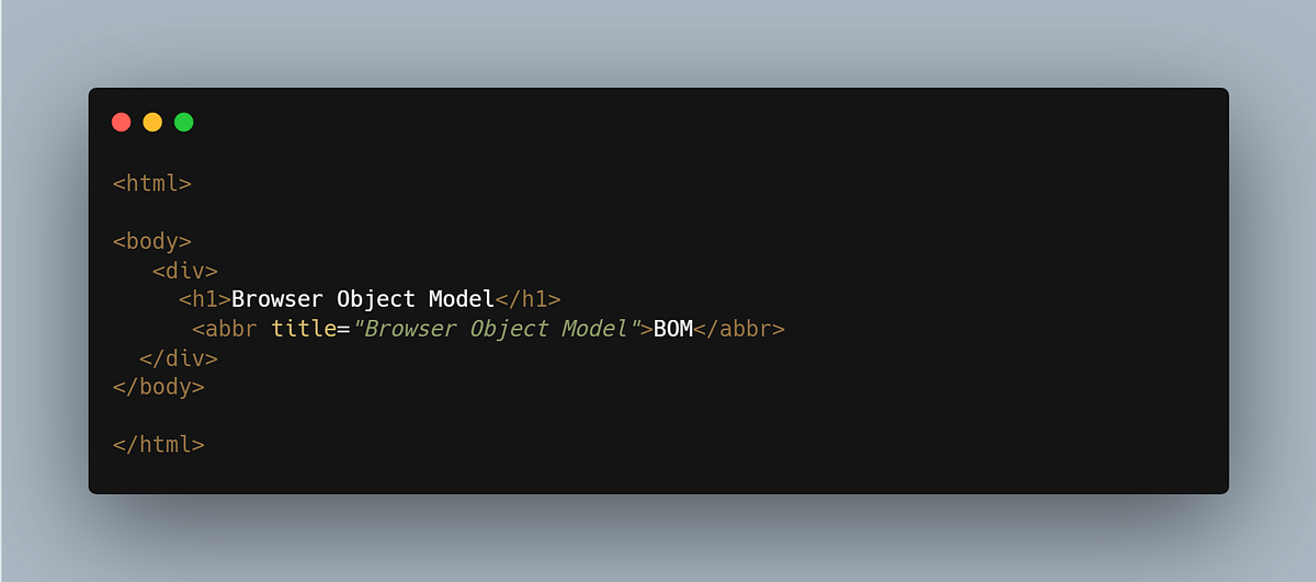 The Browser Object Model(BOM)..30daysofjavascript ==>Day 20 | by ...