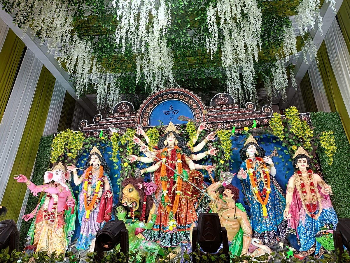 A Day at the Navratri Pandal: Celebrating Ashtami with Family | by ...