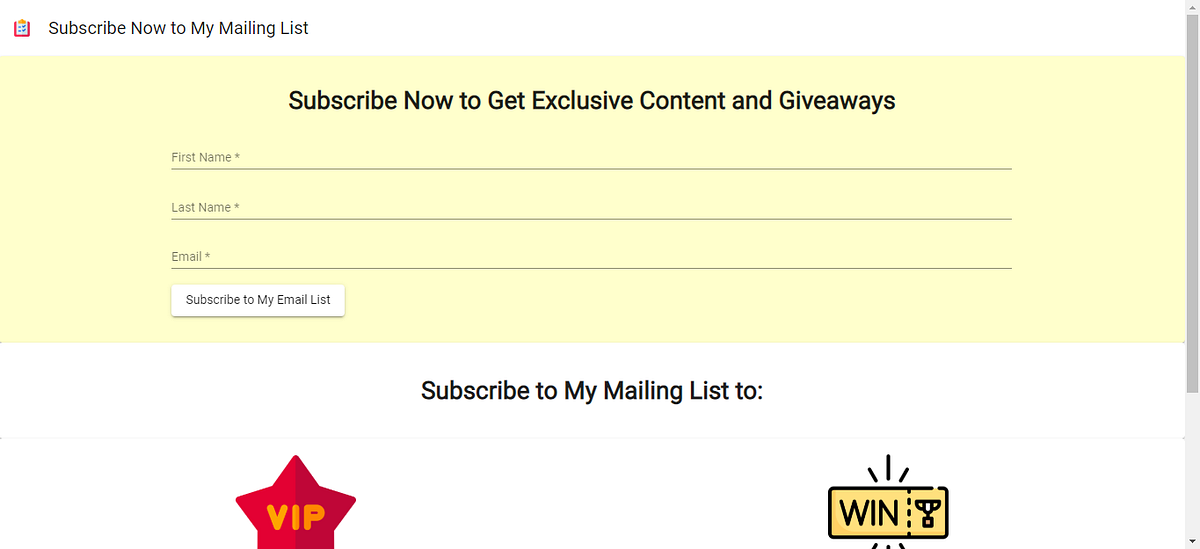 How to Make a Landing Page with MailChimp and Angular | by John Au-Yeung | The Startup | Medium