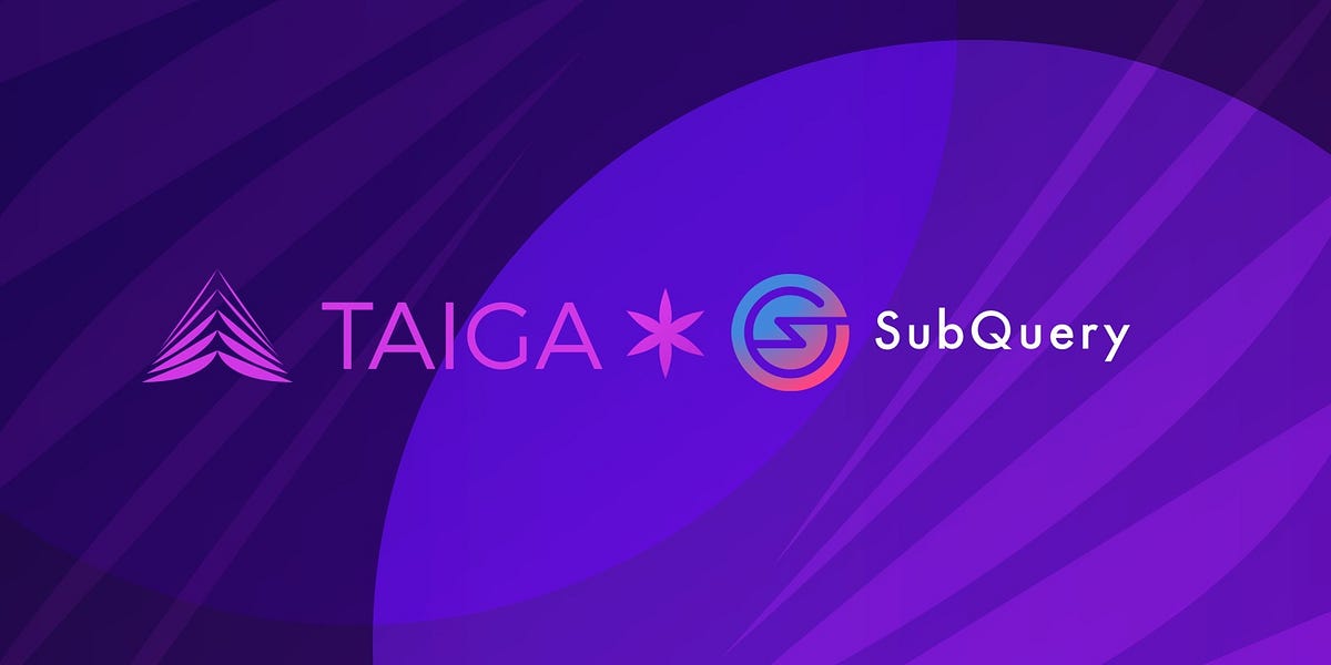 Tapio & Taiga Protocol Partners with SubQuery | by Define DeFi | Taiga Protocol | Medium