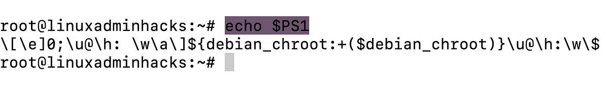 What Is The Ps1 Variable In Linux — Unix By Linux School Tech Medium 8482