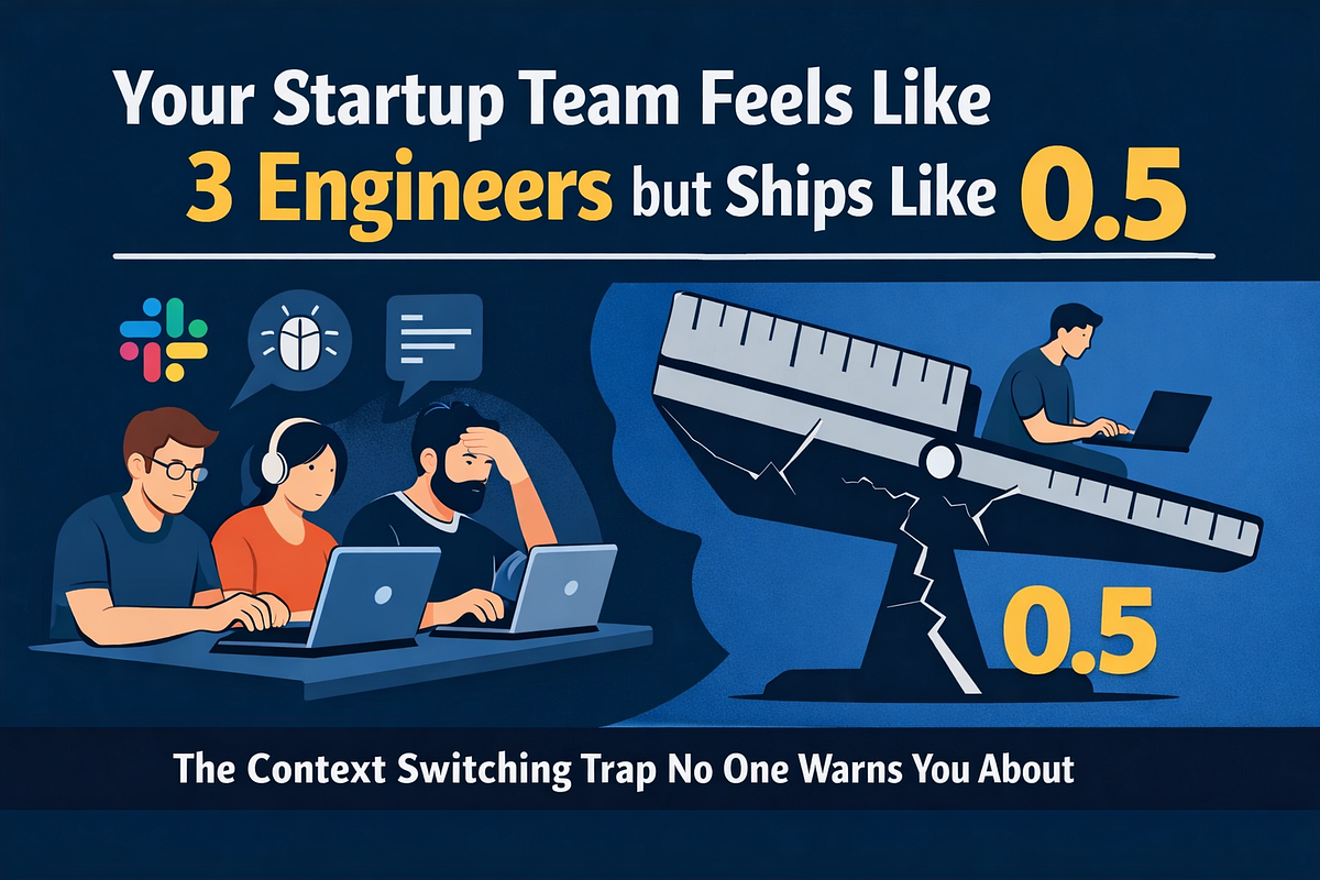 🚨 Your Startup Team Feels Like 3 Engineers But Ships Like 0.5 | by ...