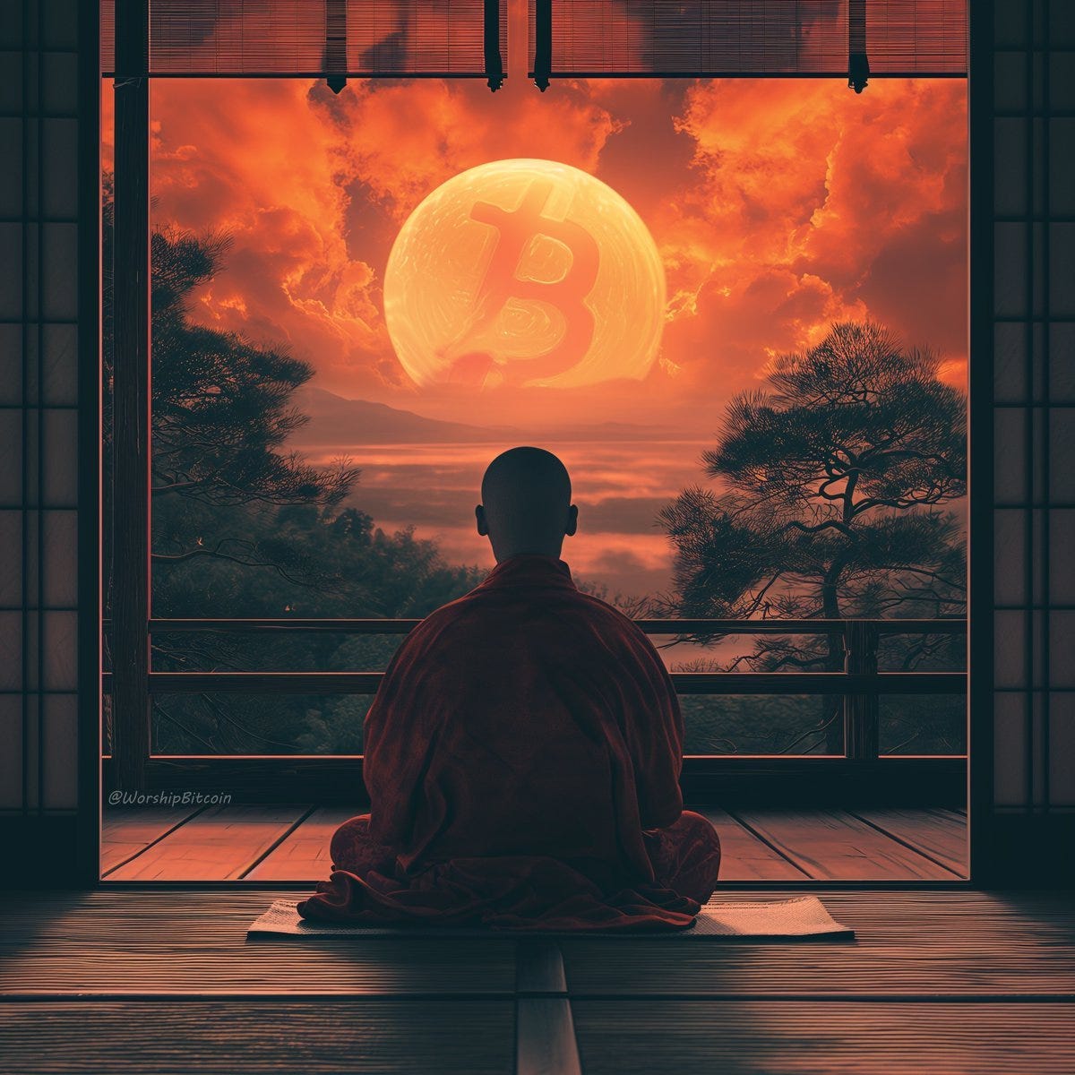 Bitcoin in Sunset's Stillness. What is Bitcoin? A rabbit hole | by ...