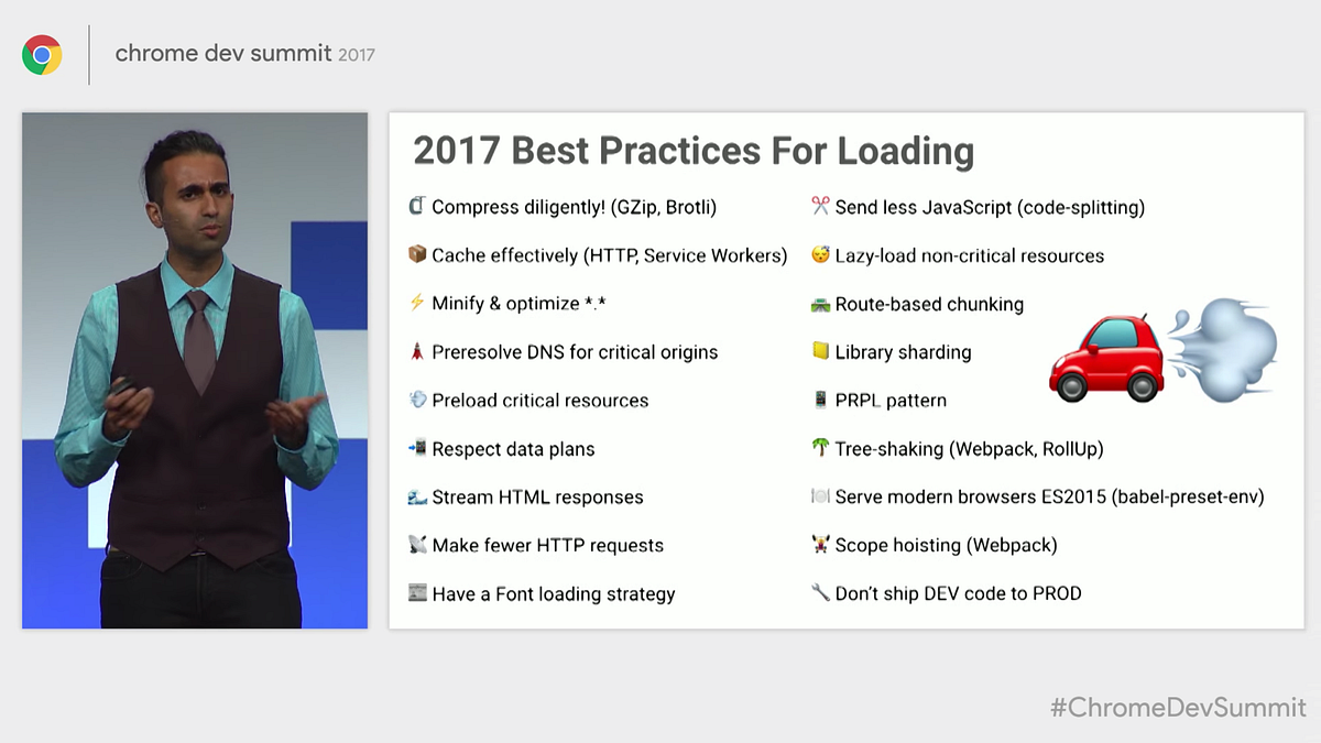 I Watched All of the Chrome Dev Summit 2017 Videos So You Don’t Have To | by Dan Fabulich | Code Red