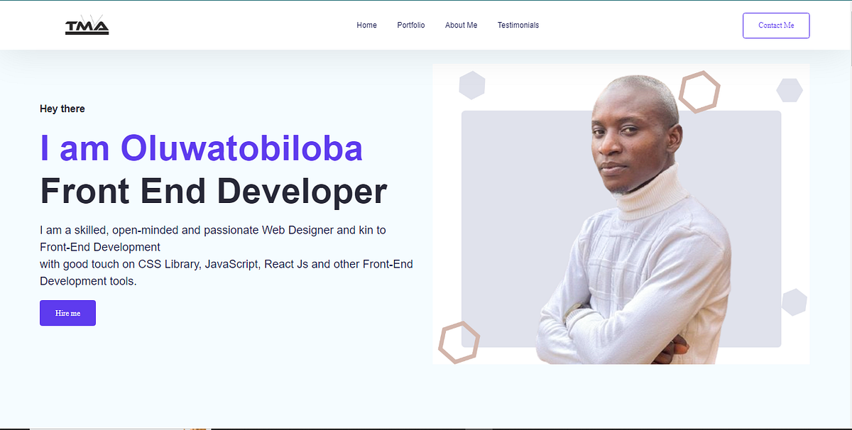 Portfolio Website - Oluwatobi Akhuemokhan - Medium