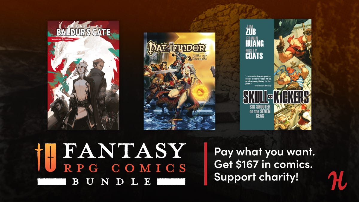 Fantasy RPG Comics Bundle - Humble Bundle Partner Blog - Medium