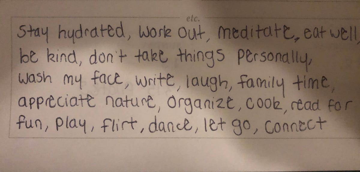 Life Commandments. For the past few years I’ve been trying… | by Joelle Cornett | Medium