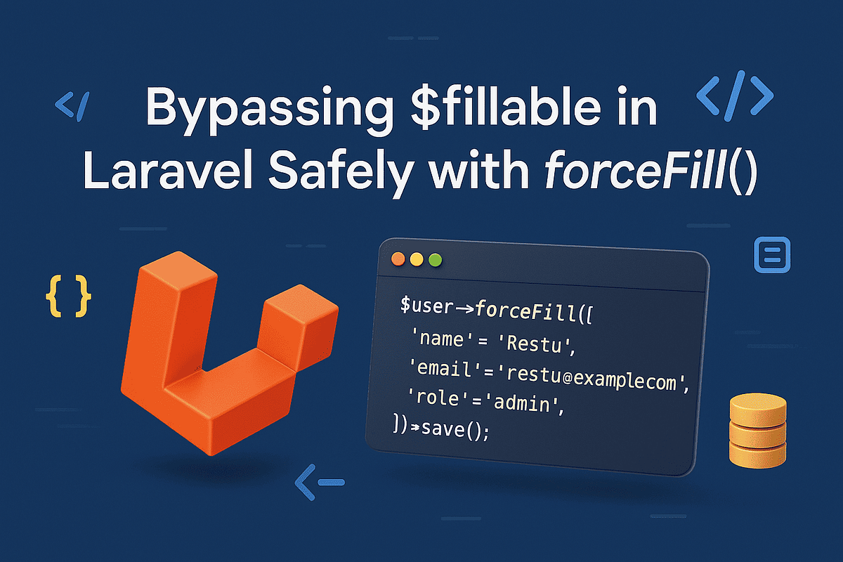 Bypassing $fillable in Laravel Safely with forceFill() | by Developer Awam | Jun, 2025 | Medium
