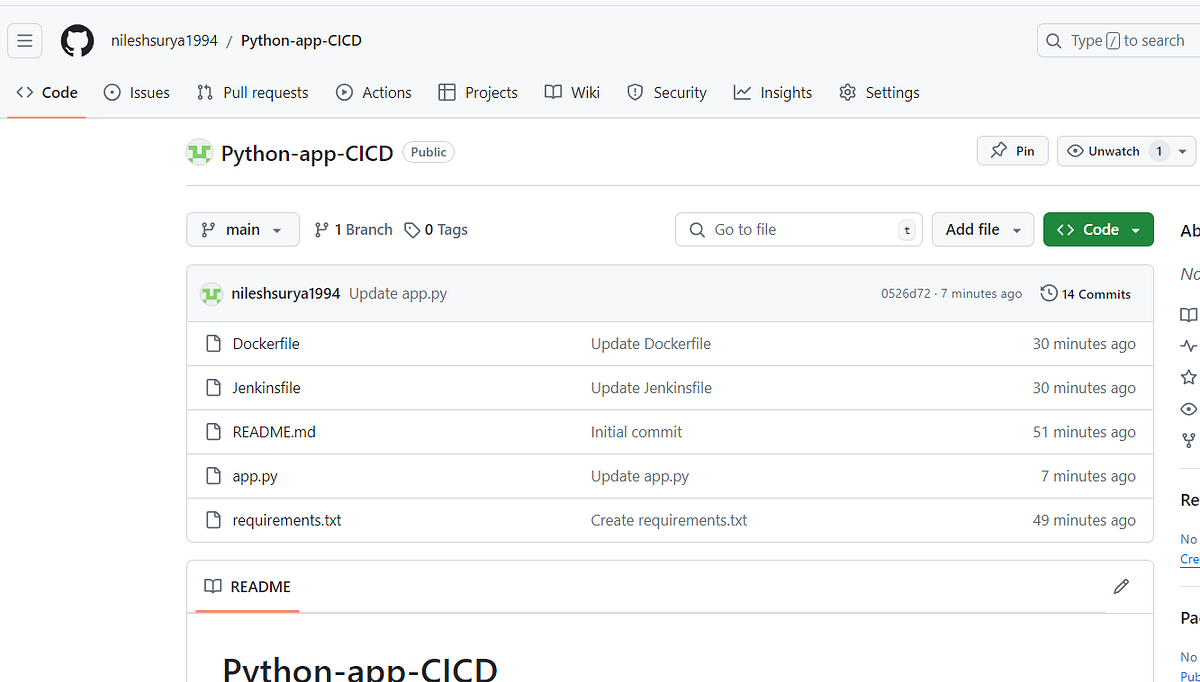 Deploying and Running a Sample Python Application in a Docker Container Using Jenkins CI/CD | by ...