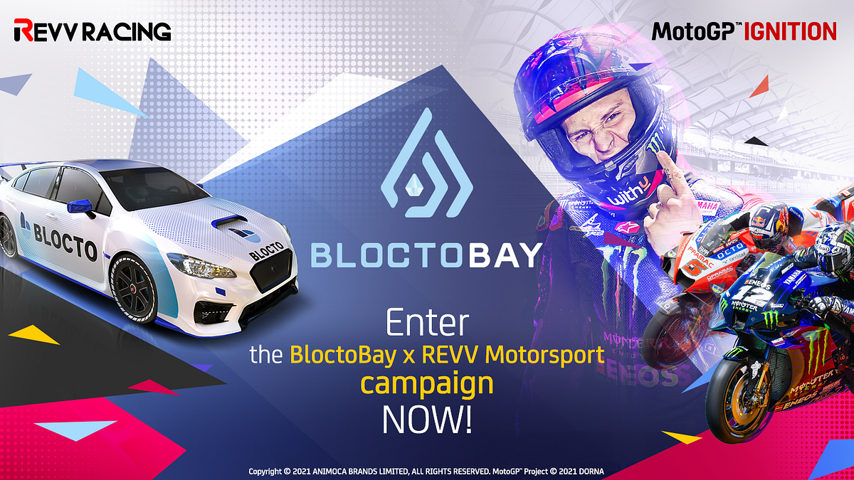 BloctoBay Launch Celebration — Blocto themed REVV racing NFT, 23000 ...