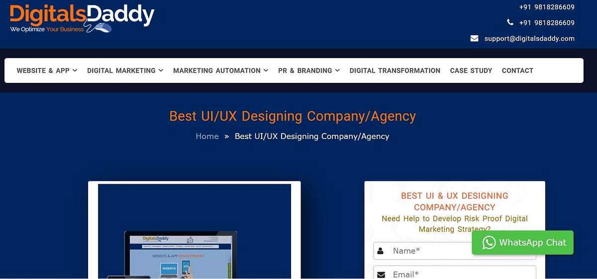 Best UI/UX Designing Company Gurgaon, Delhi NCR, Bengaluru, Mumbai, INDIA | Digitals Daddy | by ...